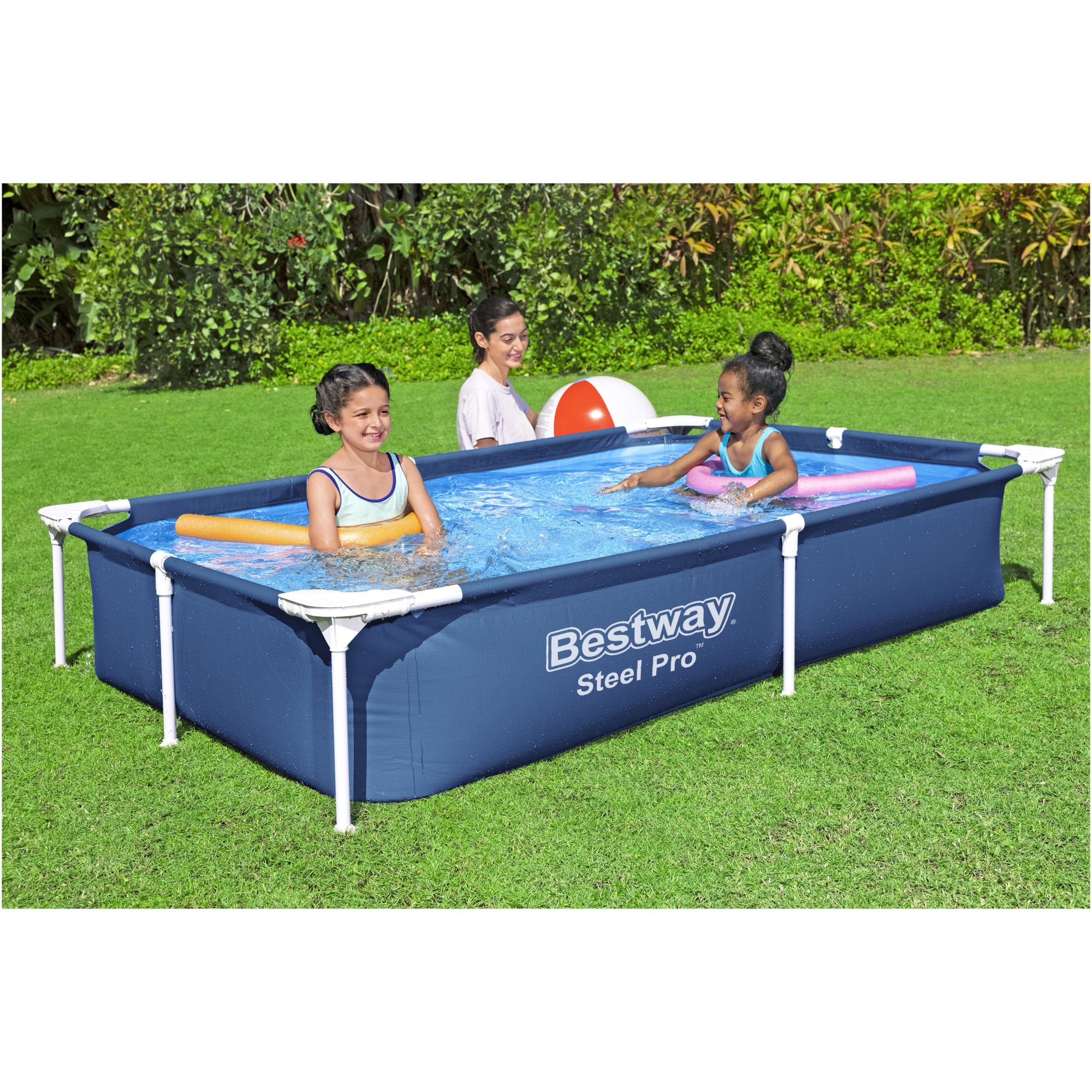 Bestway Steel Pro Medence, 2.21m x 1.5m x 54cm, 1200 liter - eMAG.hu