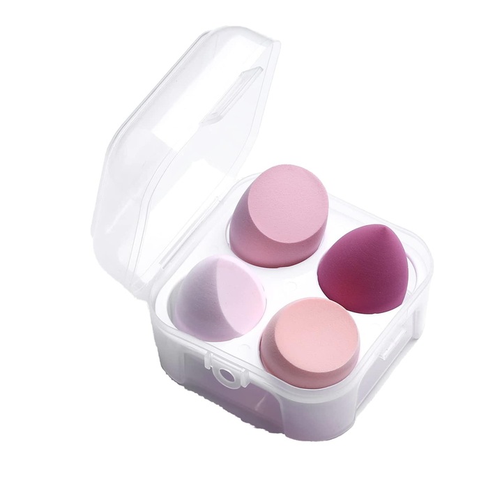 Set 4 buretei pentru machiaj, MYFYU, Cu suport, Multicolor - eMAG.ro