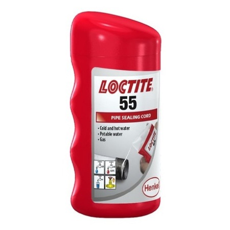 Snur etansare Loctite 55, Henkel, Plastic, 160 m, Rosu - eMAG.ro