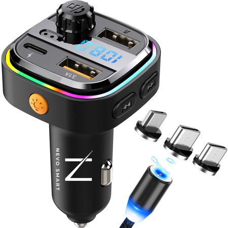 Modulator FM Nevo Smart™, Bluetooth 5.0, Transmitator FM, Functie ...