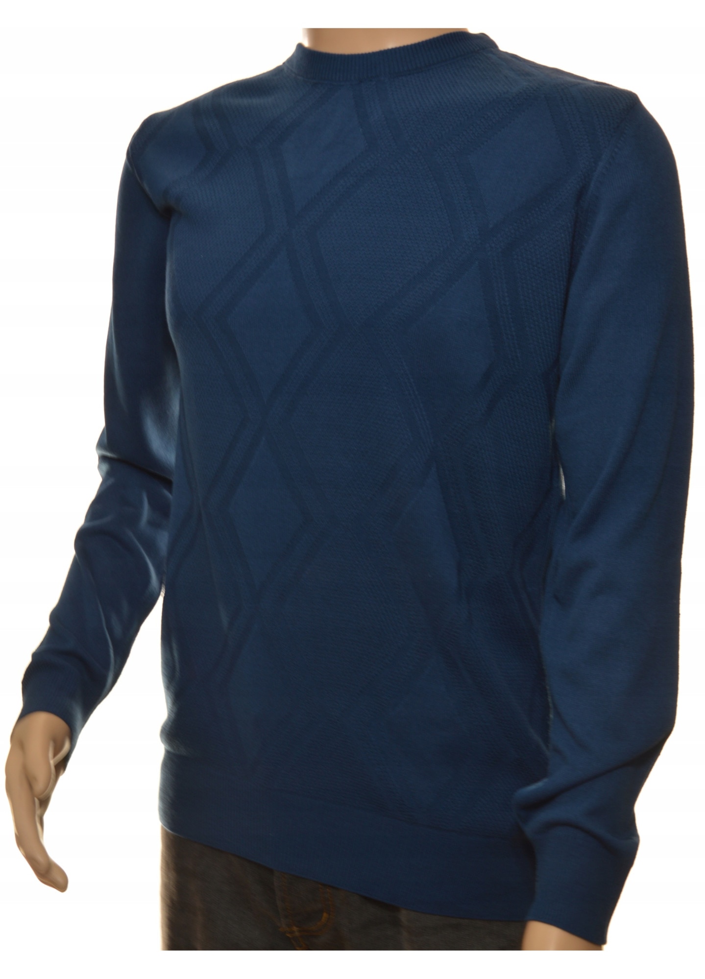 Pulover barbati, Leccos, Casmir, Bleumarin, M - eMAG.ro