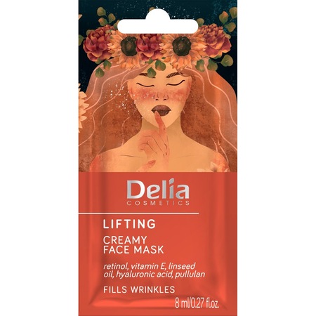 Crema de fata, Delia, Efect de lifting, Pentru ten matur, 8ml - eMAG.ro