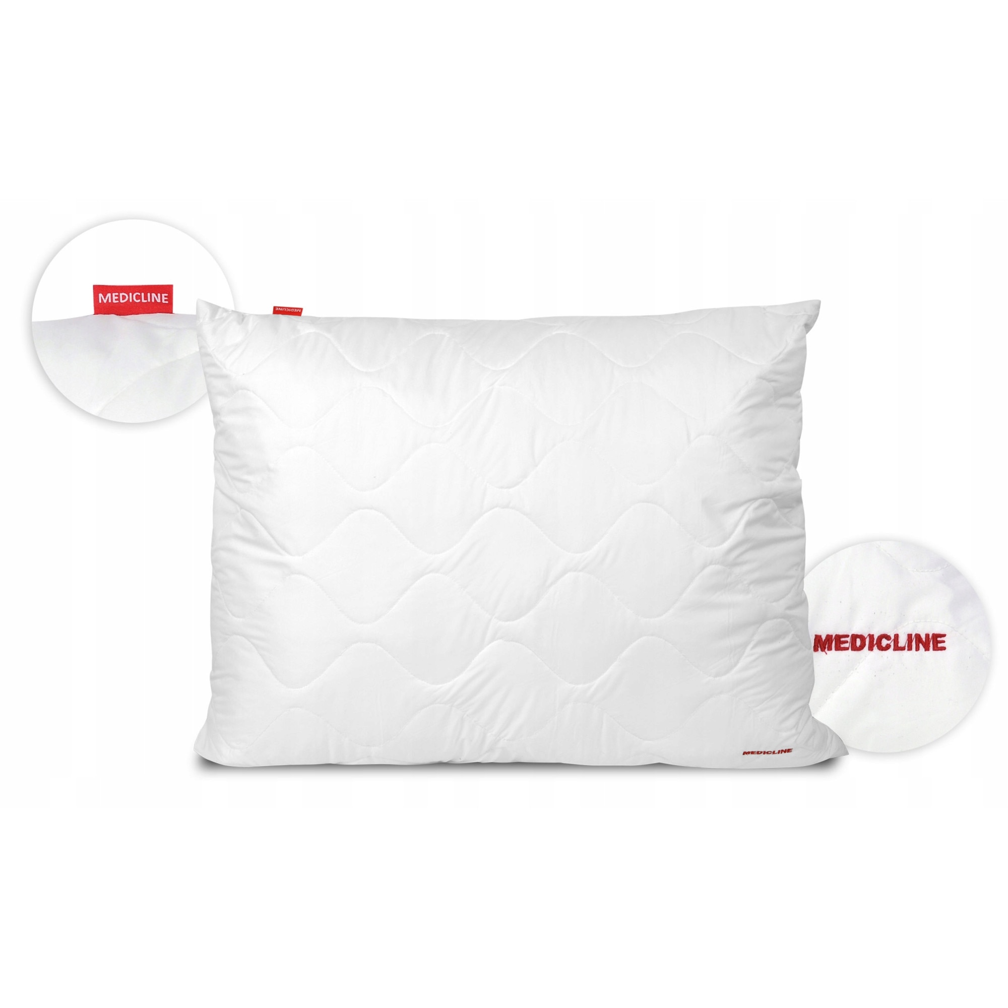 Set pilota si 2 perne, Medicline, 200 x 220 cm, Alb - eMAG.ro