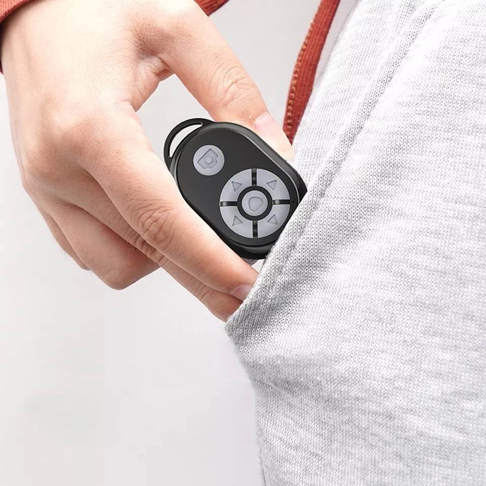 Telecomanda Tik Tok Bluetooth Control Camera Timer Control Player Negru ...