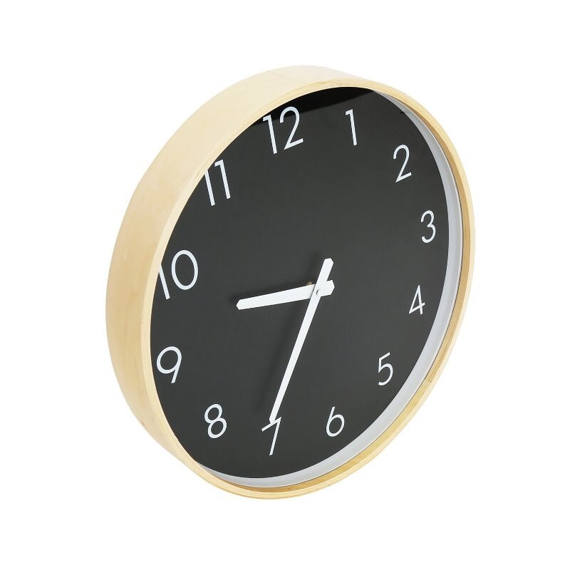 Ceas de perete Omega PZTOC, Wooden Wall Clock, 35cm - eMAG.ro