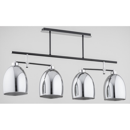 Luster, Alfa, Metal, E27, Черно/Сребристо - eMAG.bg