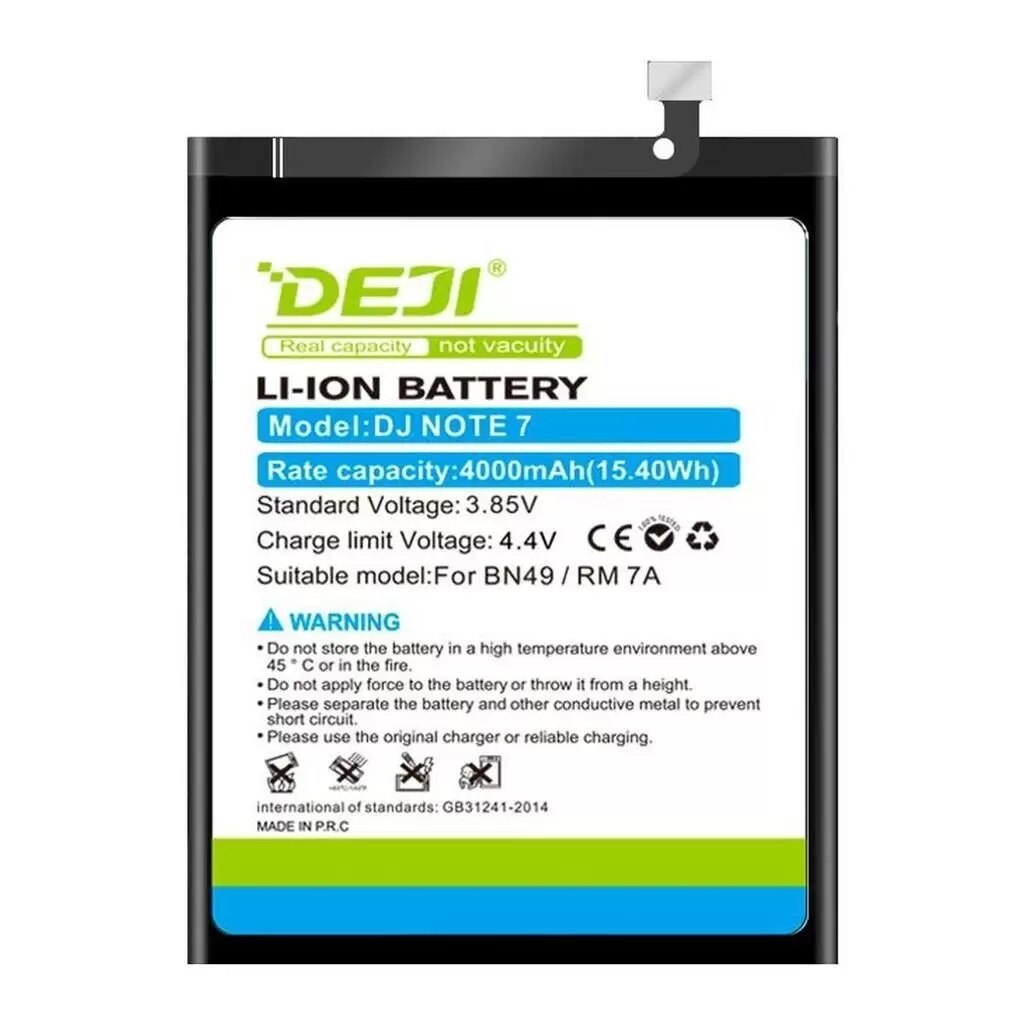 Baterie telefon, Deji, Compatibil Xiaomi BN49, 4000mAh - eMAG.ro