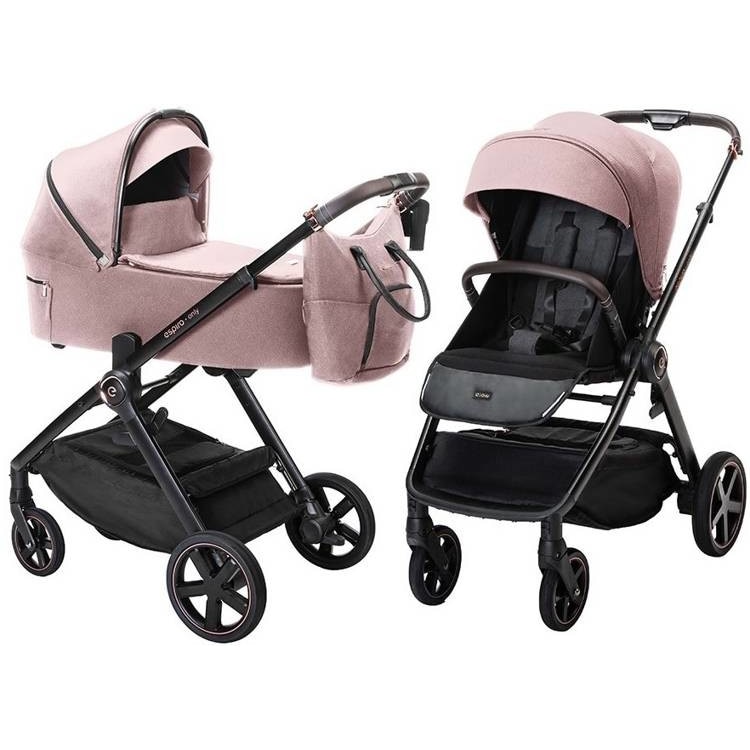 Carucior 2 in 1, Espiro, Roz - eMAG.ro