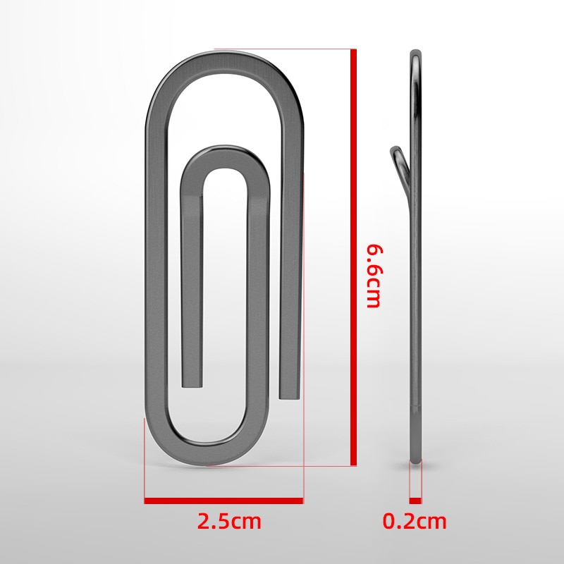 Clips, arc de bani din inox otelit calitate premium model agrafa Clasic ...