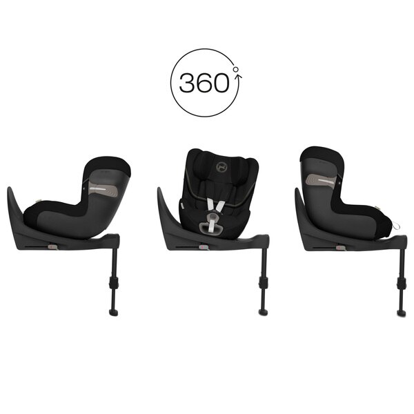 Scaun auto pentru copii, Cybex Gold, 0-18 kg, Negru - eMAG.ro