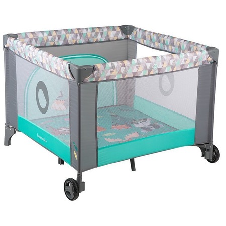 Tarc pentru copii, Lionelo, Gri/Verde - eMAG.ro