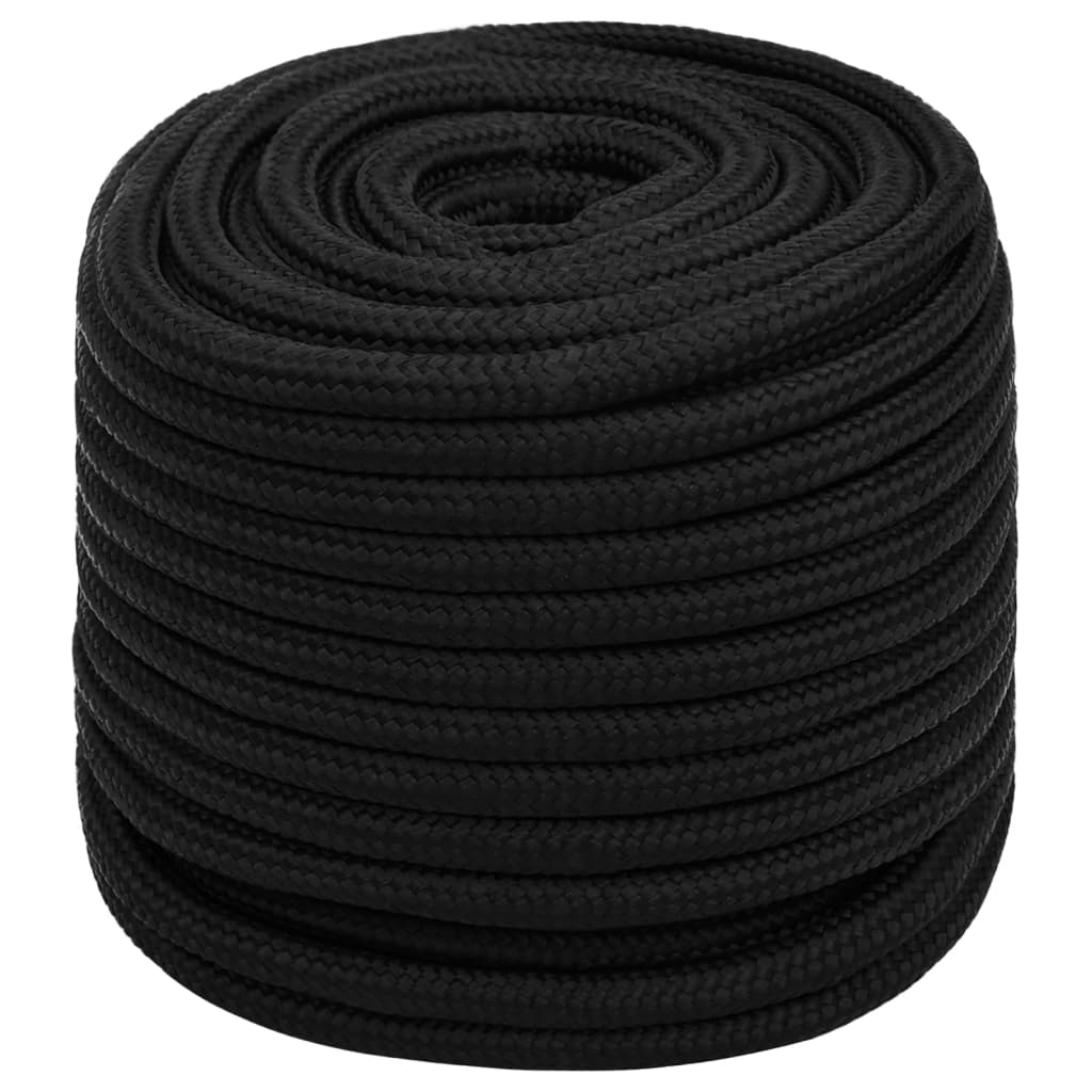 Sfoara Zakito Europe, poliester, rezistenta UV, negru, 16mmx50m - eMAG.ro
