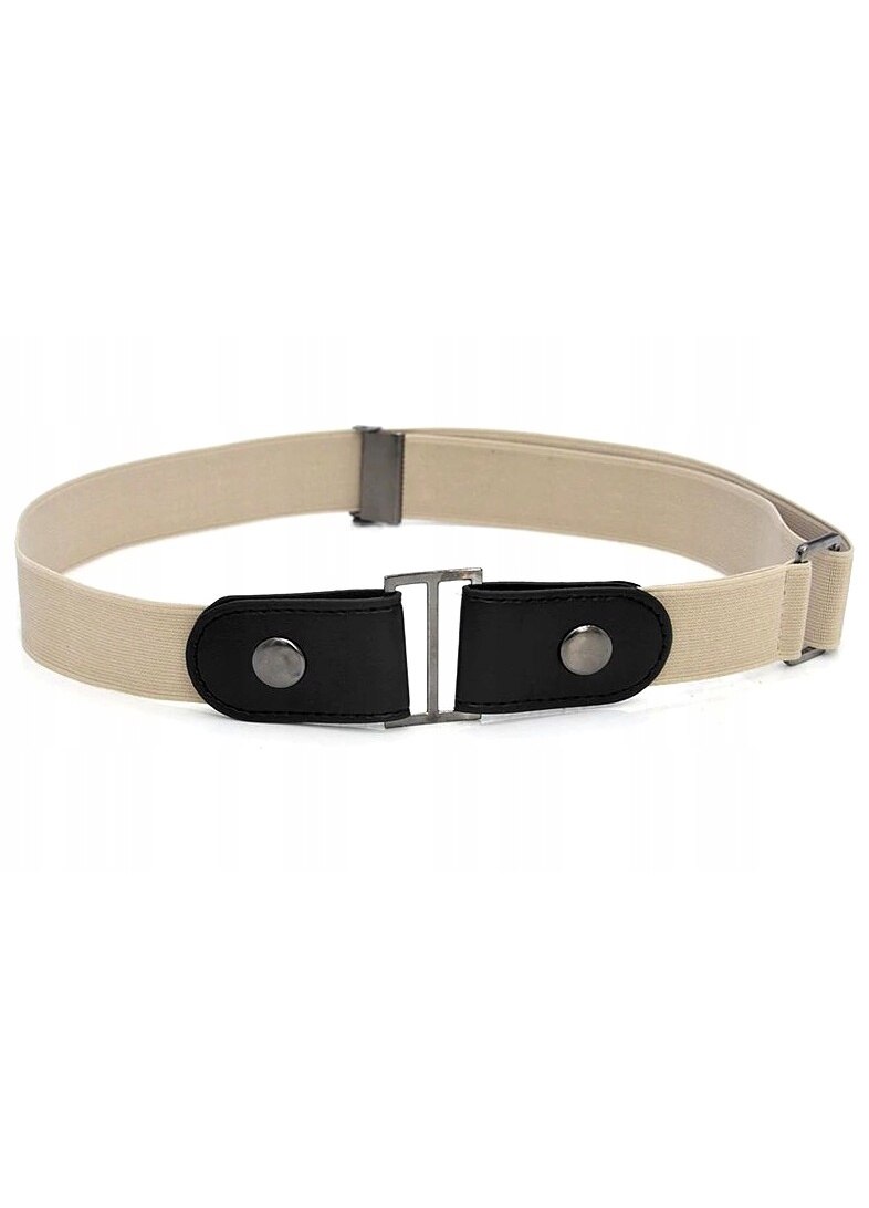 Curea elastica cu catarame reglabile pentru dama, Sintetic/Piele ...