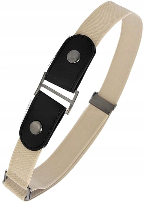 Curea elastica cu catarame reglabile pentru dama, Sintetic/Piele ...
