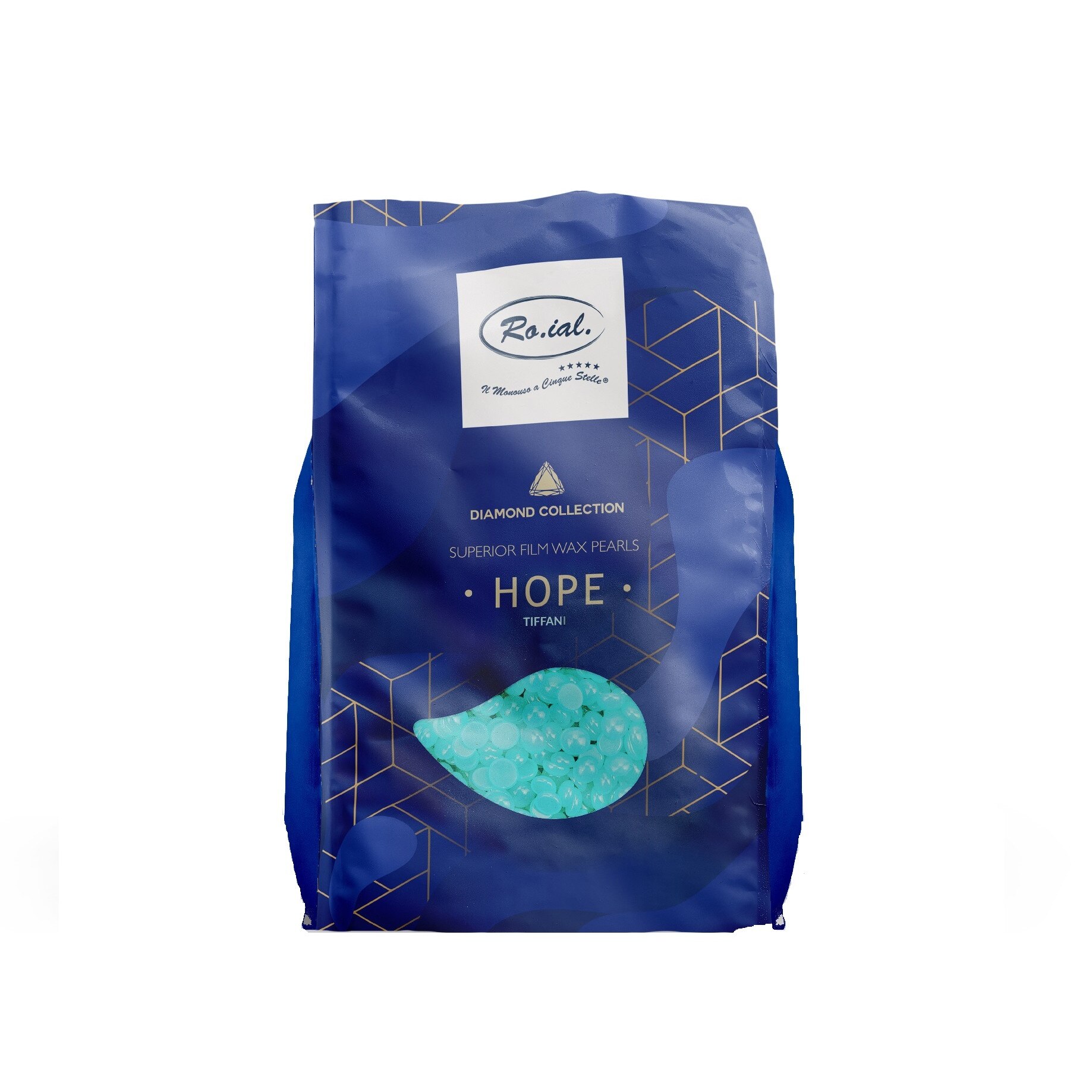 Ceara film tip granule, elastica, cu azulena Tiffany Roial Premium 1 kg ...