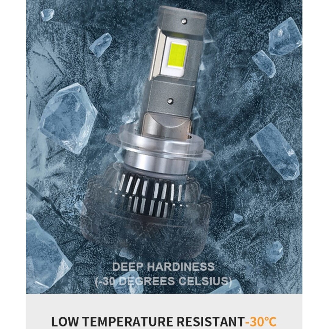 Set 2 Becuri Auto LED X12 H8 / H9 / H11, 18000 Lumeni, 120W, 6500K, 12 ...