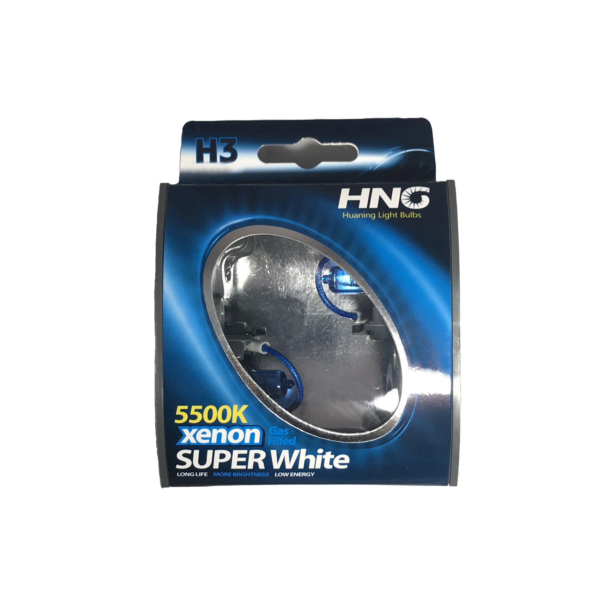 Set becuri H3 HNG 5500K 55W Super White Halogen - eMAG.ro