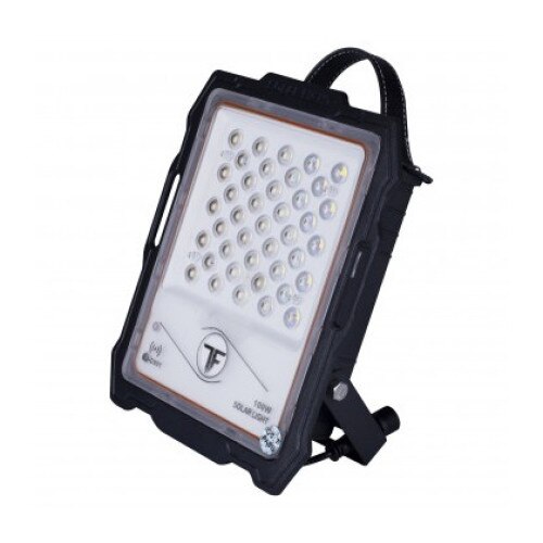 Proiector LED SOLAR 100W + Panou Solar 12W + Acumulator 6000mAh ...
