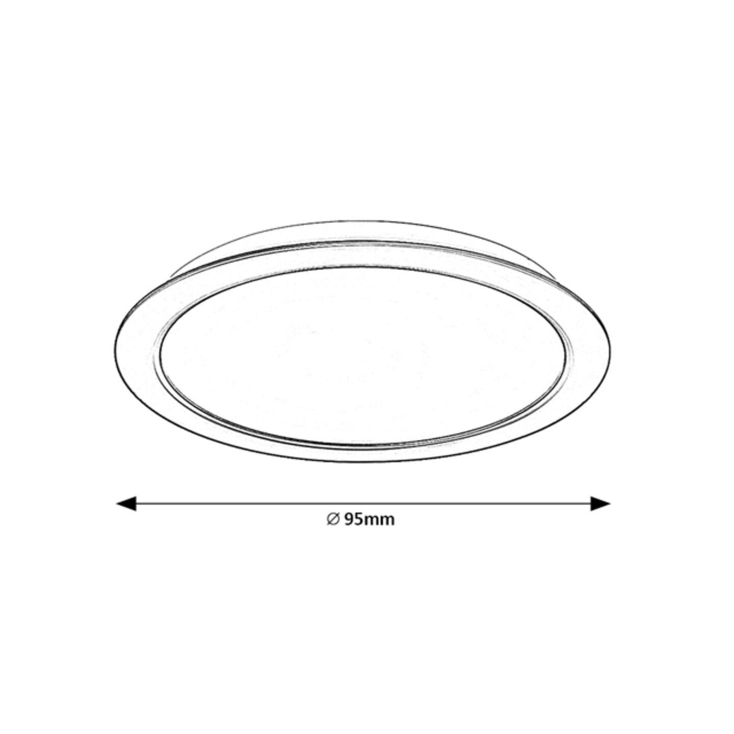 Плафон Rabalux Shaun, LED 5W 4000K, Черен/Бял - eMAG.bg