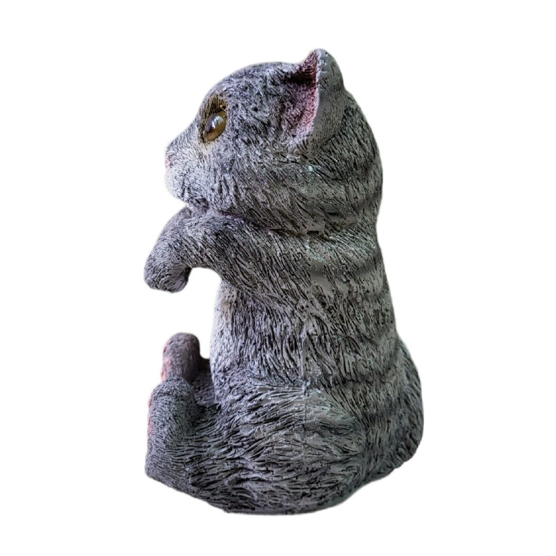 Statueta decorativa, Pisica, Gri, 20 cm, DVF4058P - eMAG.ro