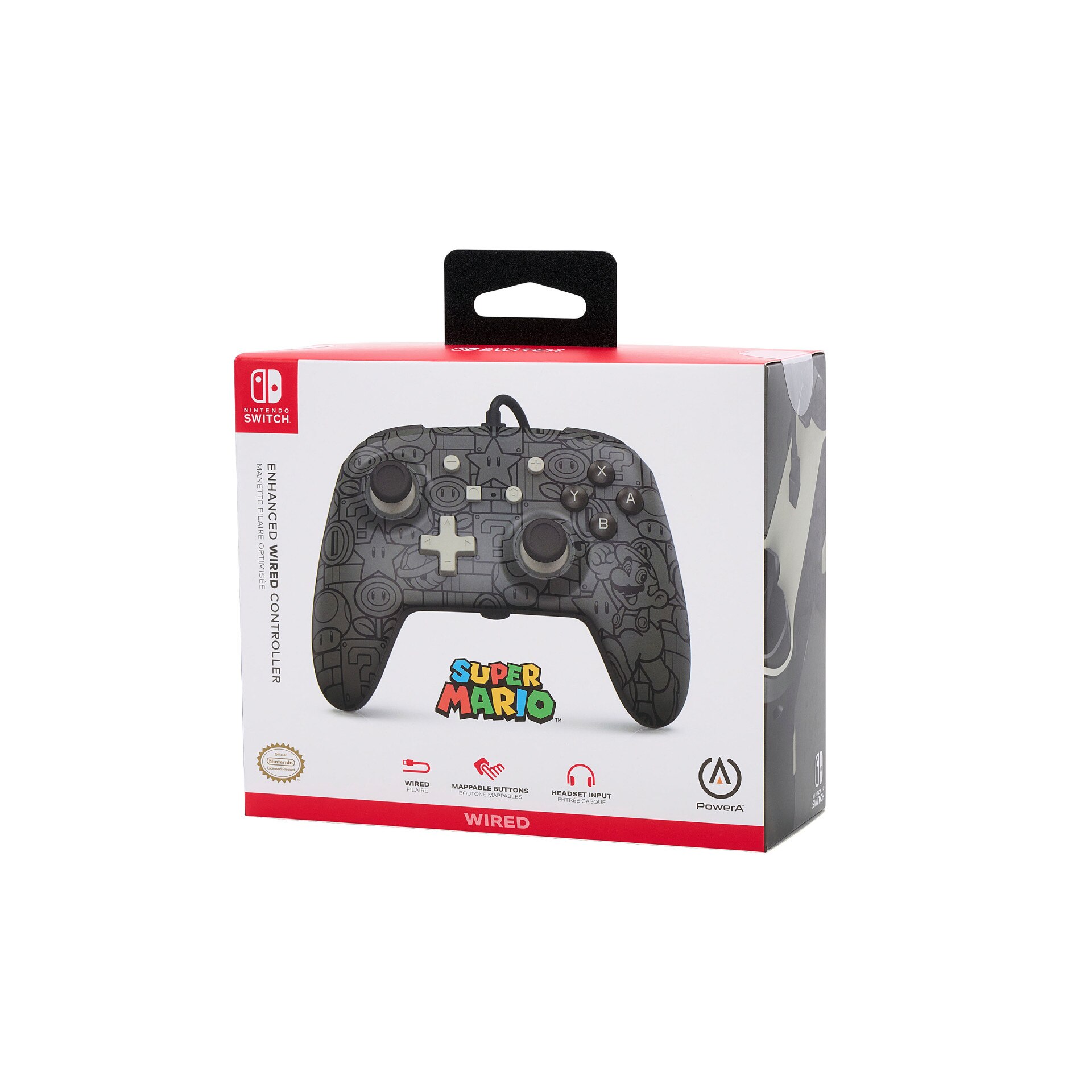 Controller Powera Enhanced Wired Power-up Mario - Nsw - eMAG.ro