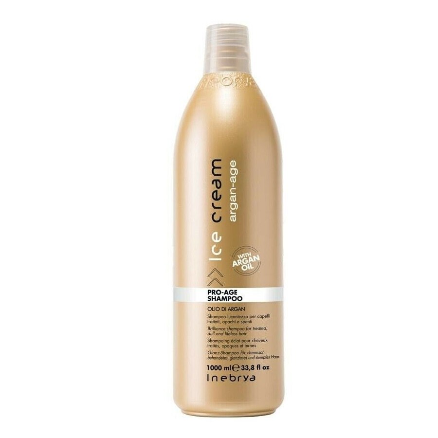 Sampon Ice Cream Pro-Age, Inebrya, Cu ulei de argan, 1000ml - eMAG.ro