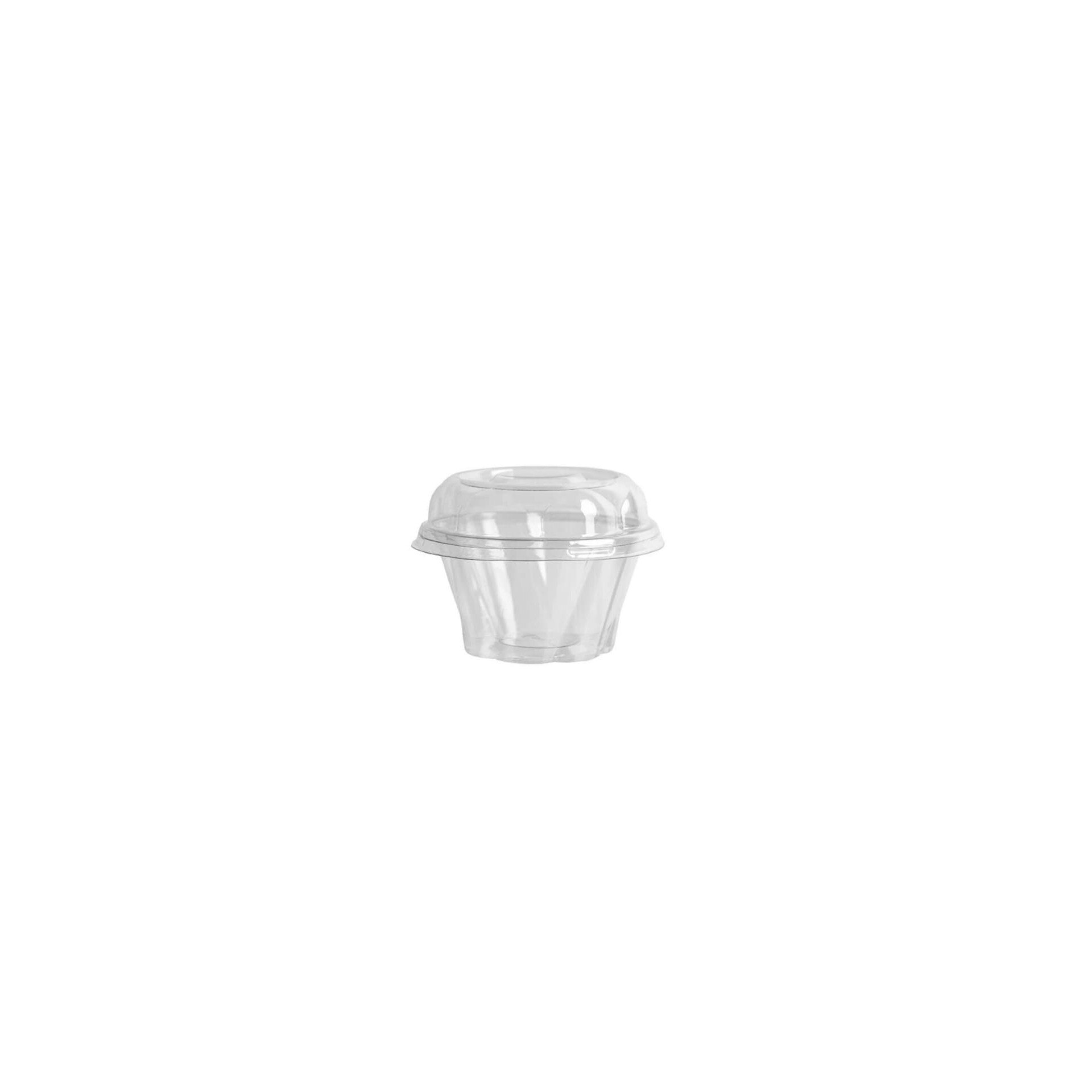 Set pahare cu capac pentru inghetata, 200 buc, capacitate 250 cc - eMAG.ro