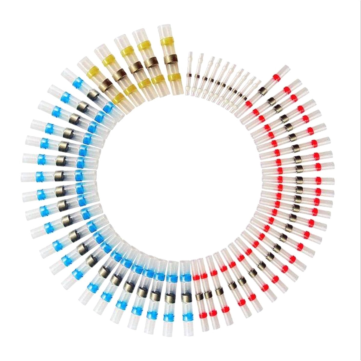 Set 120 conectori termocontractibili cu tabla, Zola®, etansare si ...