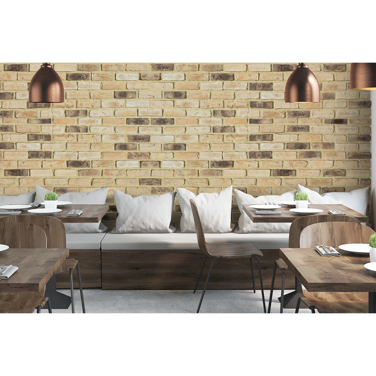 Caramida decorativa pentru interior MODULO Camden, 1 mp - eMAG.ro