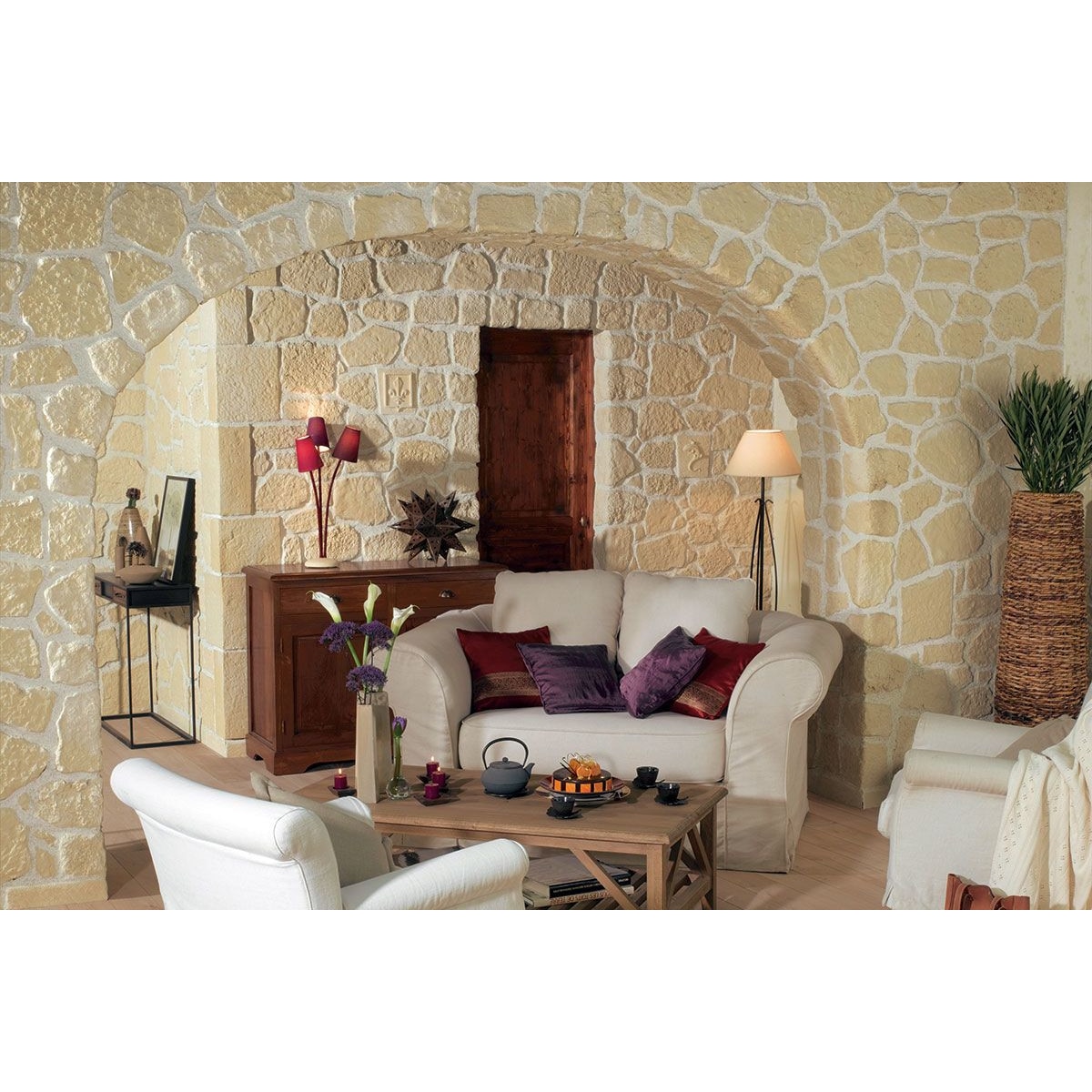 Piatra decorativa pentru interior MODULO Cote Mur, 1 mp - eMAG.ro