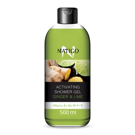 NATIGO душ гел с джинджифил и лайм, 500мл - eMAG.bg
