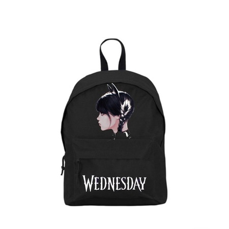 Ghiozdan Wednesday M4 culoare negru, dimensiune 42 x 14 x 30 cm - eMAG.ro