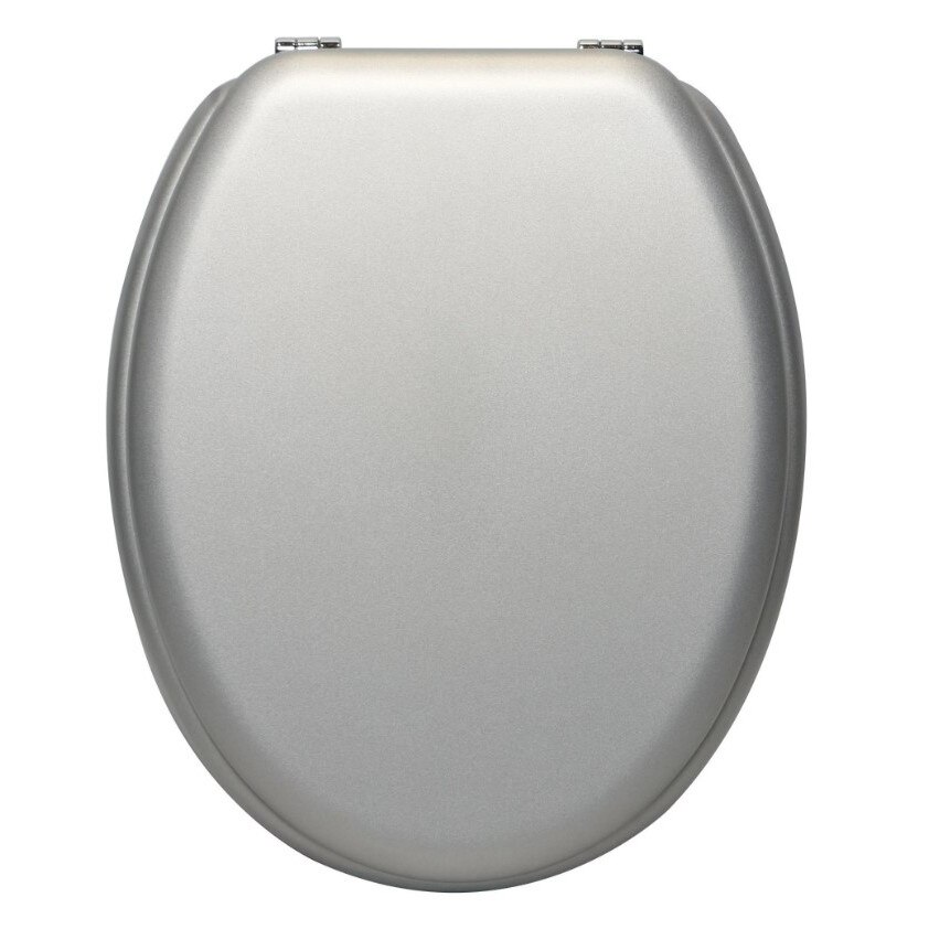 Capac WC Essential, din MDF, balamale otel inoxidabil, inchidere ...