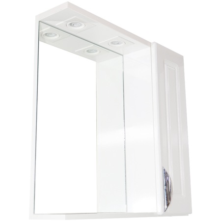 Oglinda baie cu dulap si spoturi LED, ISLA, Alb 81x13x70 cm - eMAG.ro