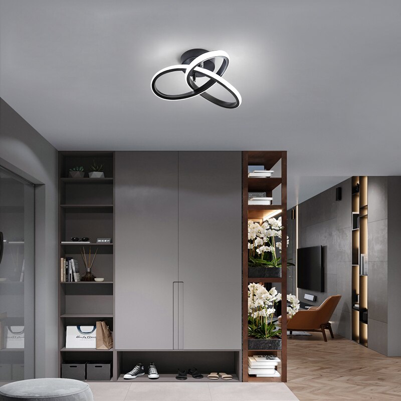 Таванна лампа с LED, Toollight, акрил/алуминий, 20W, топла/неутрална ...