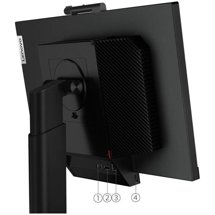 Monitor LED Lenovo ThinkCentre TouchScreen TIO24 (Gen4), 24" FullHD ...