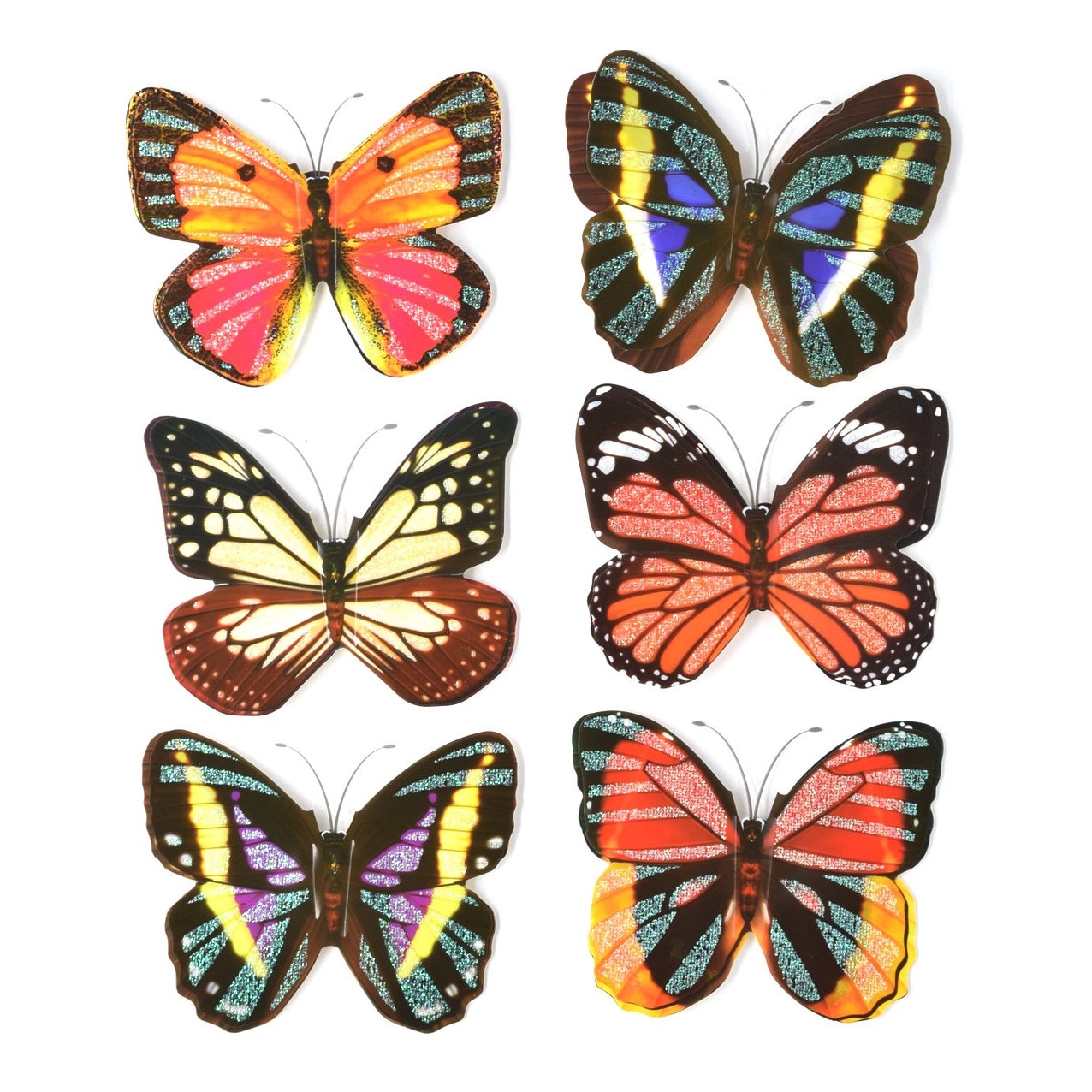 Sticker decorativ copii IS0990, Model fluturi, 37 x 25 cm - eMAG.ro