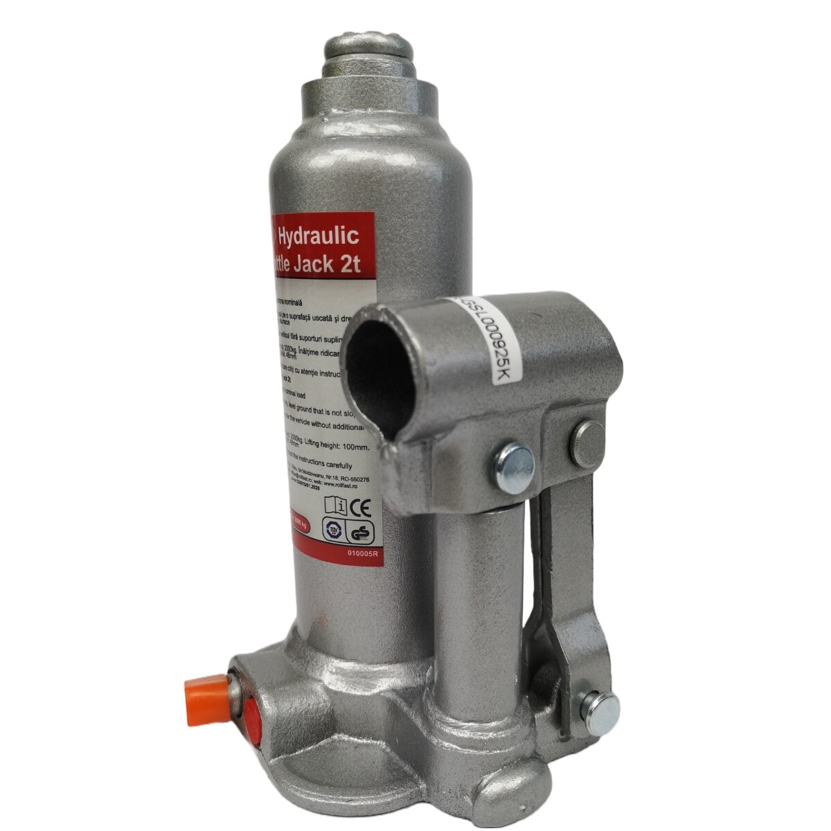 Cric hidraulic tip butelie, Roll Fast, 2 tone, din otel, capacitate ...