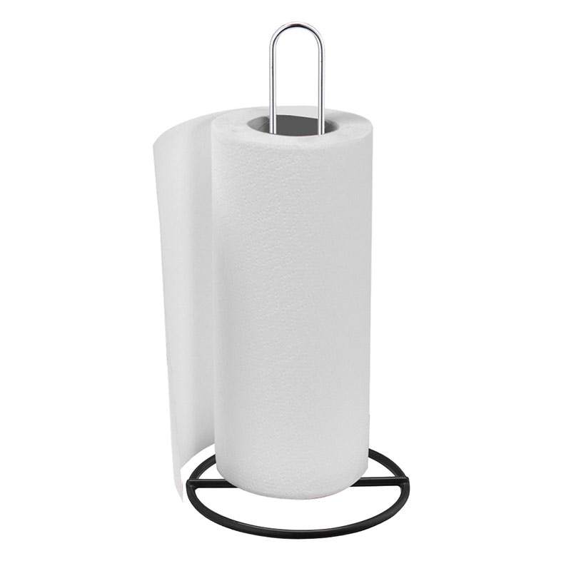 Suport pentru rola de hartie cu talpa antiderapanta, Frandis, metal ...