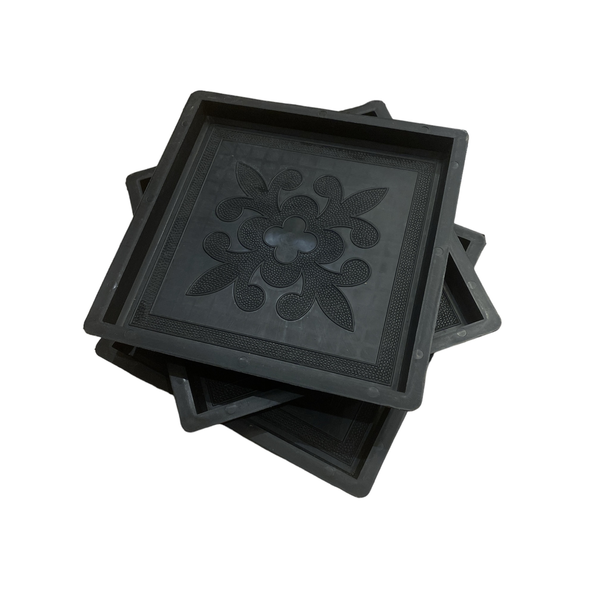 Set 3 Matrite Pavaj Floare II, 30x30x3cm, 11buc/mp, Model Floare ...