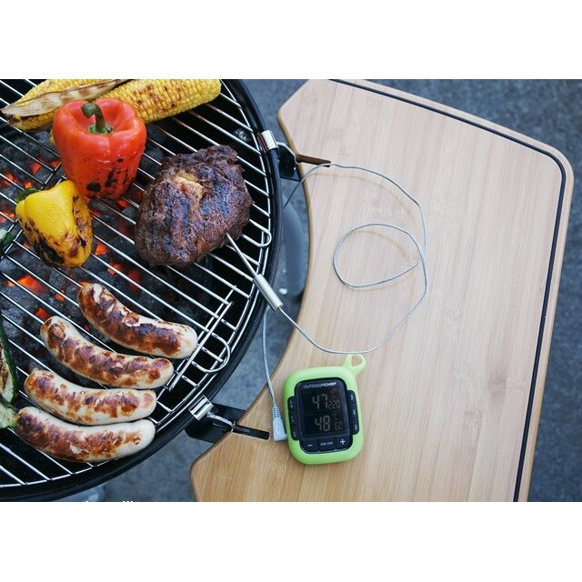 Masa laterala bambus pentru gratar 48 cm diametru Outdoorchef - eMAG.ro