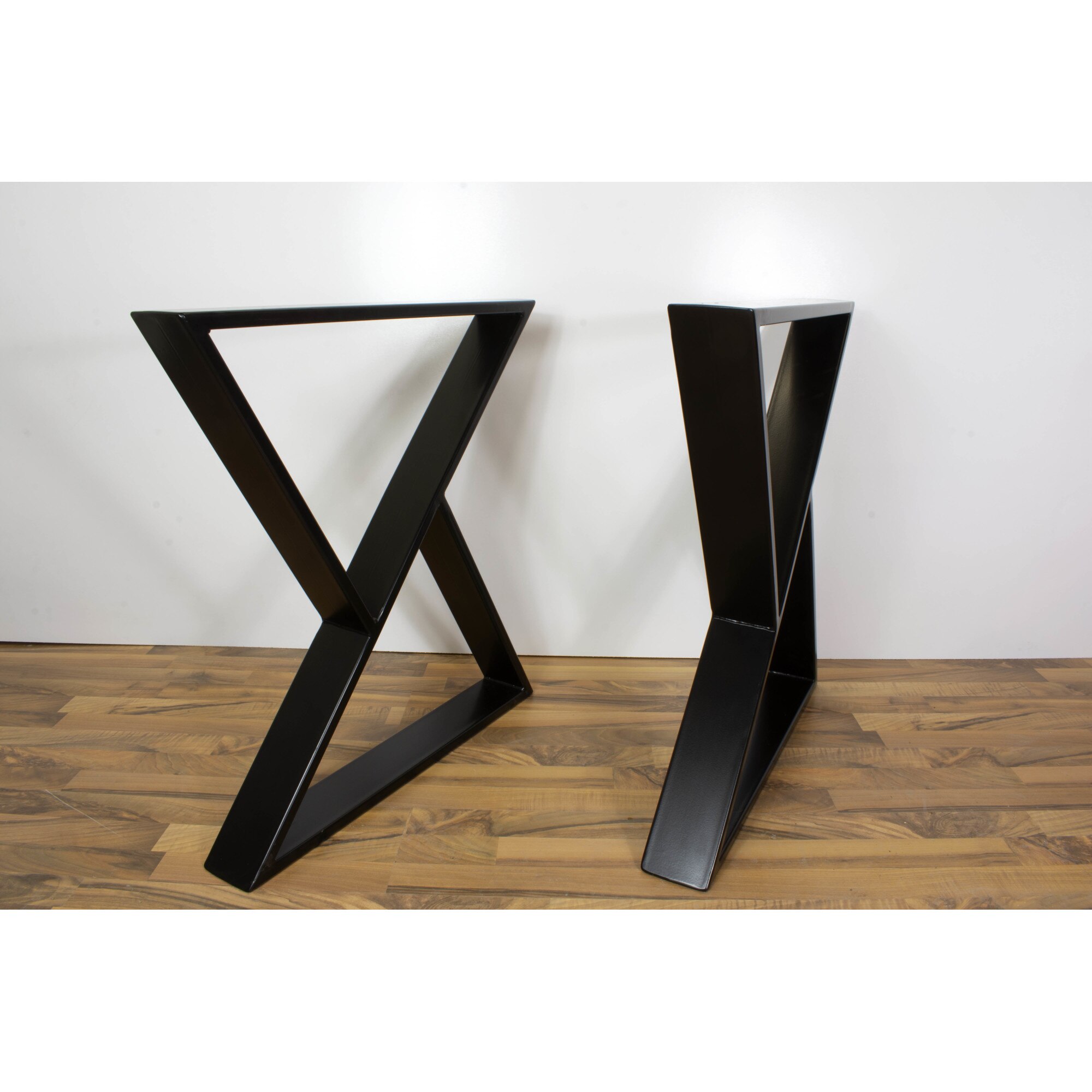 Picior masa stil industrial “ZZ”, 70x75x10 cm, negru, Set 2 buc - eMAG.ro