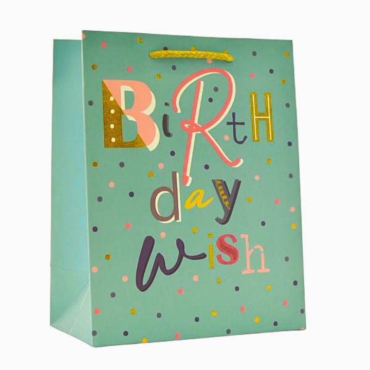 Set de 12 pungi cadou Omega, 18x23x10cm, happy - eMAG.ro