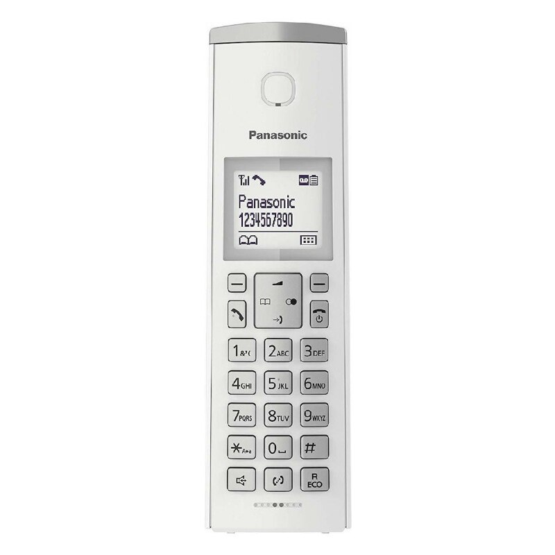 Telefon digital fara fir Panasonic, LCD, Alb - eMAG.ro