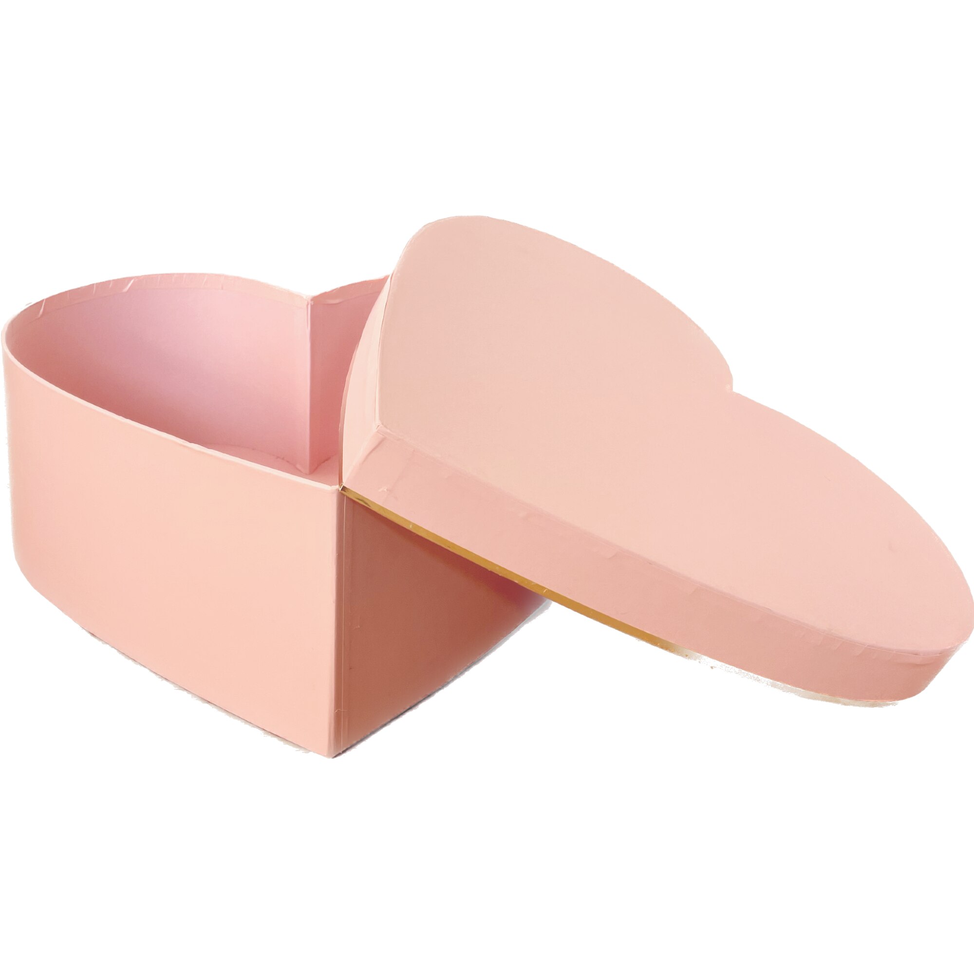 Cutii decorative in forma de Inima, Roz/Alb, Set x3 marimi diferite ...