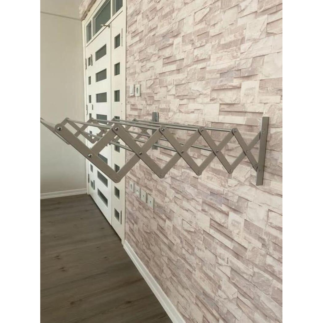 Uscator Rufe metalic, Extensibil, Prindere pe Perete, 5 bare x 70 cm ...