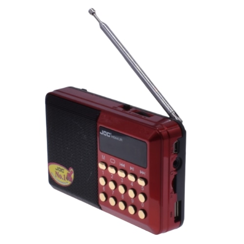 Radio cu Acumulator portabil, Cititor Mp3 TF/USB, Radio FM, Afisaj led ...