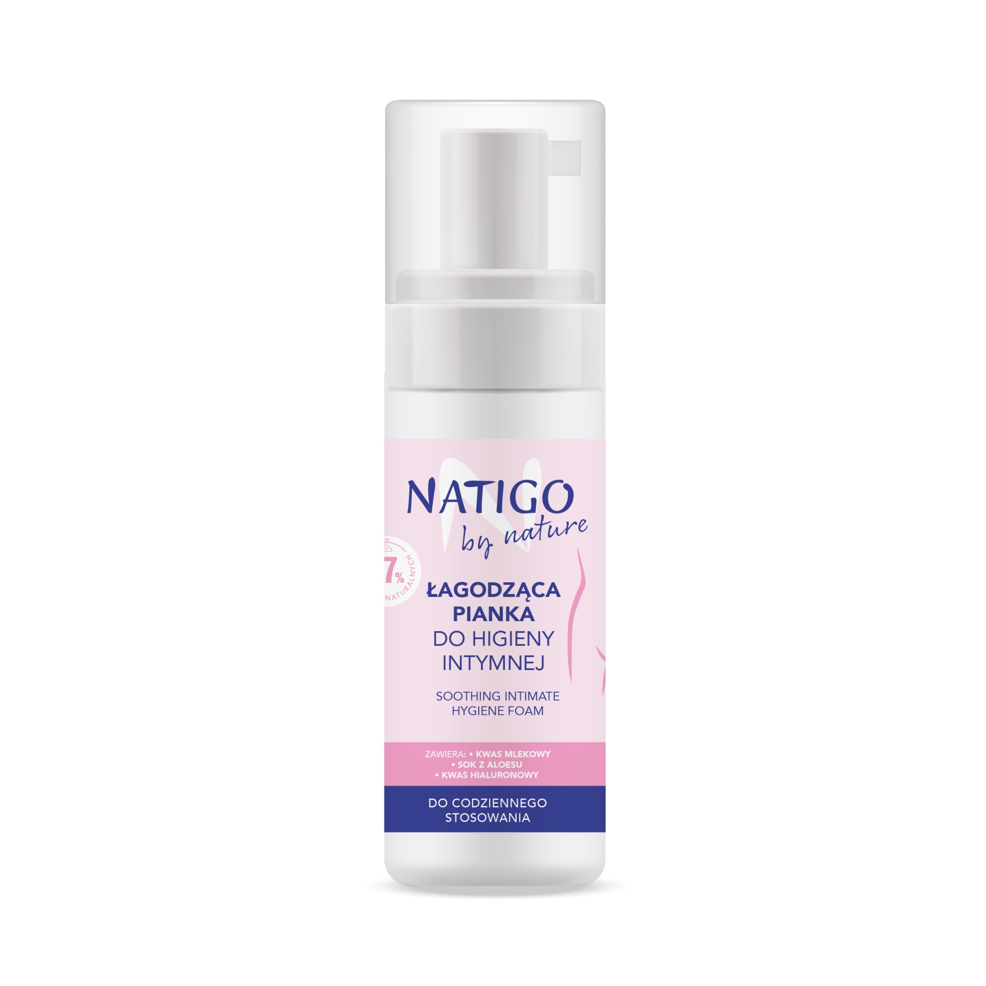 Пяна за интимна хигиена NATIGO BY NATURE - 97% натурални съставки, 150 ...