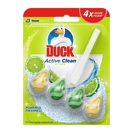 Set 4 x Odorizant Toaleta Duck Active Clean Citrus 38.6 G - eMAG.ro