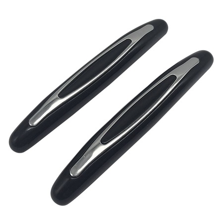 Set 2 protectii usa auto, negru, 11 cm - eMAG.ro